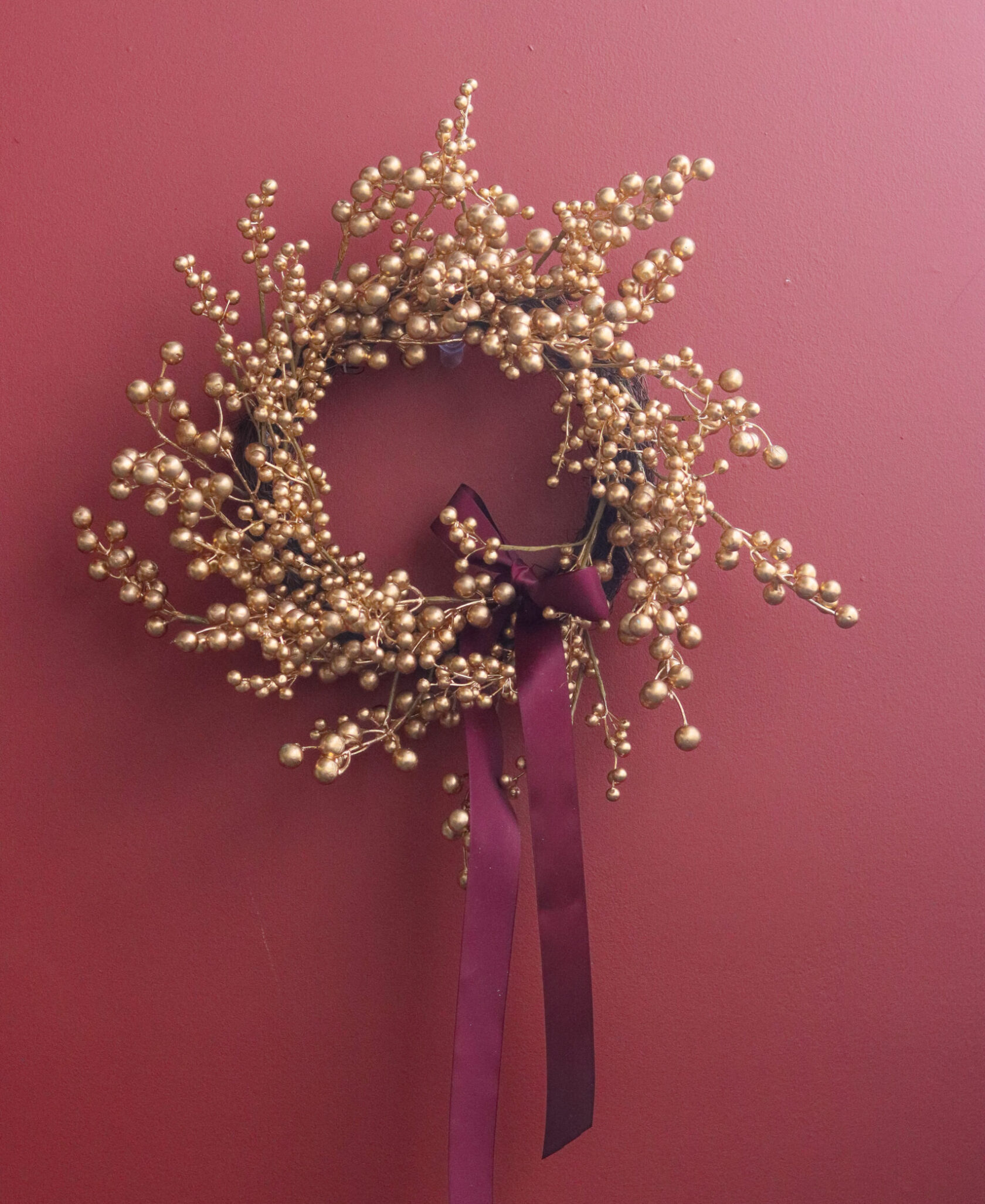 Gold Berry Wreath | PistilFlowers